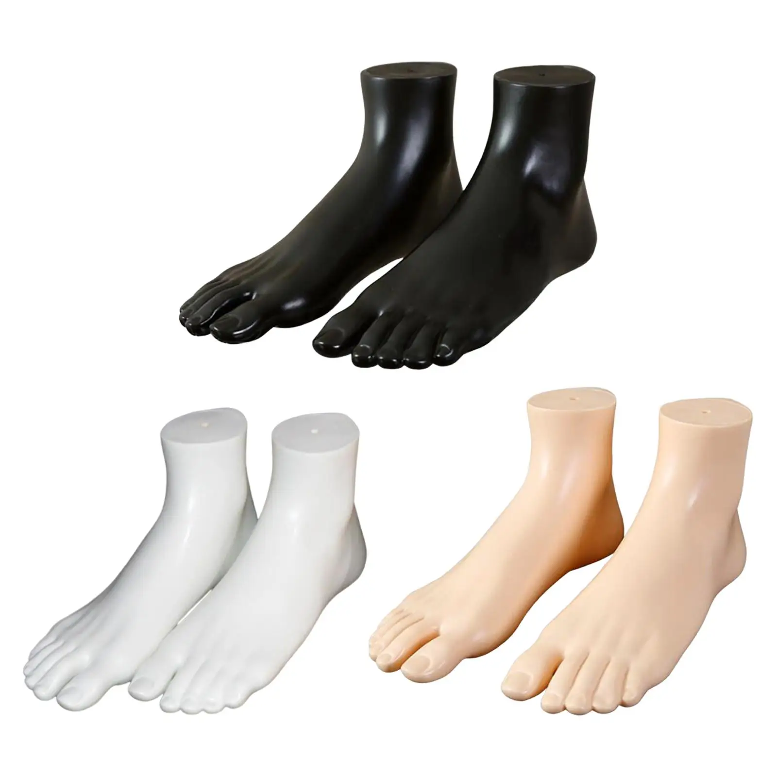 PVC-Mannequin-Feet-Female-Foot-Socks-Display-Props-Ankle-Bracelet-Foot ...