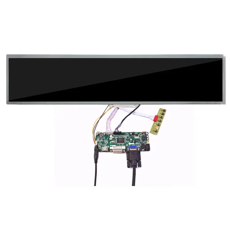 24 28 Inch 1920x360 IPS Digital Signage Display Stretch LCD Gaming ...