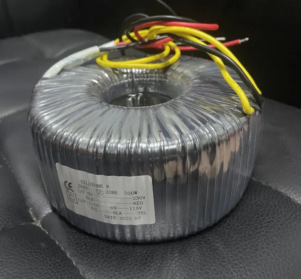 500W Balanced isolation toroid transformer 115V 115V or 230V 230V for ...