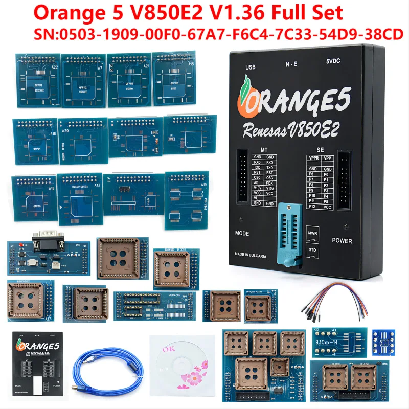 Orange 5 Program V1.36 V850e2 Full Set Of Mcu Chip Reading And Writing ...