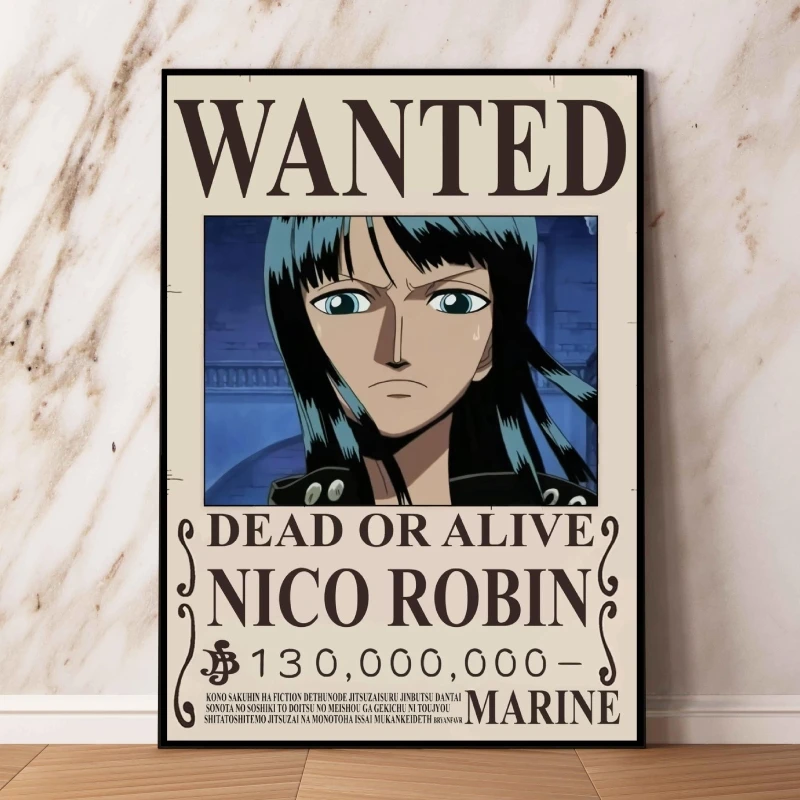 One Piece Robin Wanted Poster