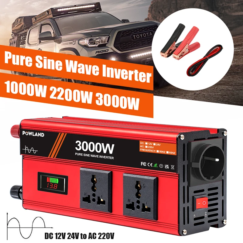 POWLAND-Pure-Sine-Wave-Inverter-DC-12V-To-AC-220V-3000W-2200W-1000W ...