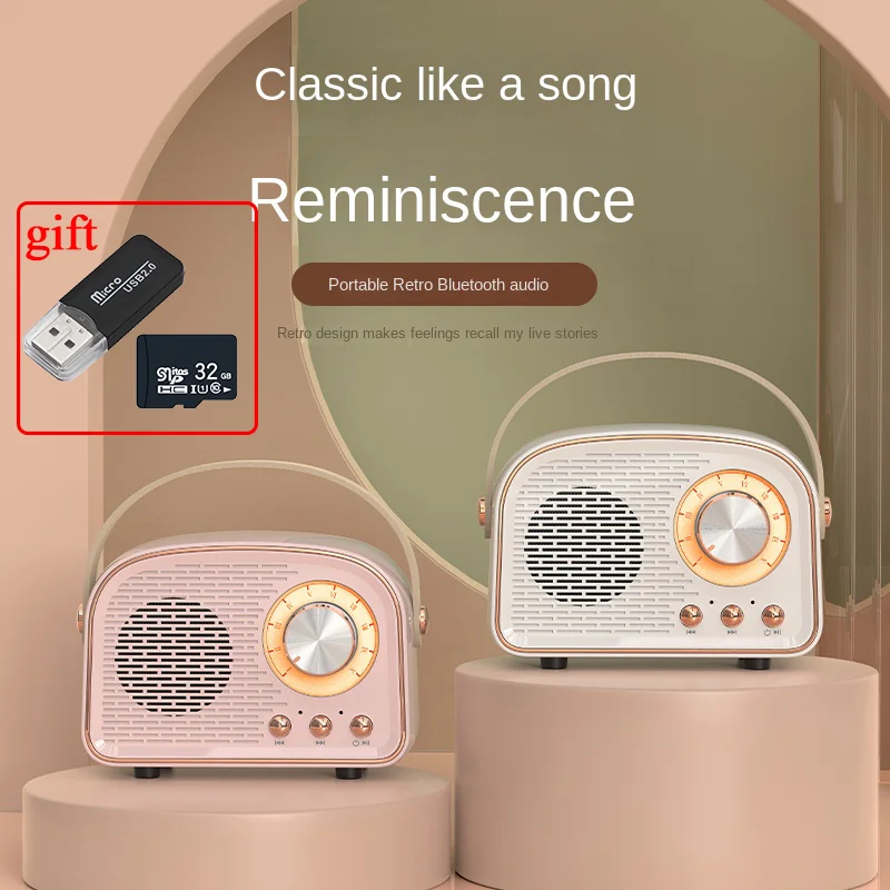 Retro-Mini-Bluetooth-Speaker-DW21-Classical-Music-Player-with-FM-Radio ...