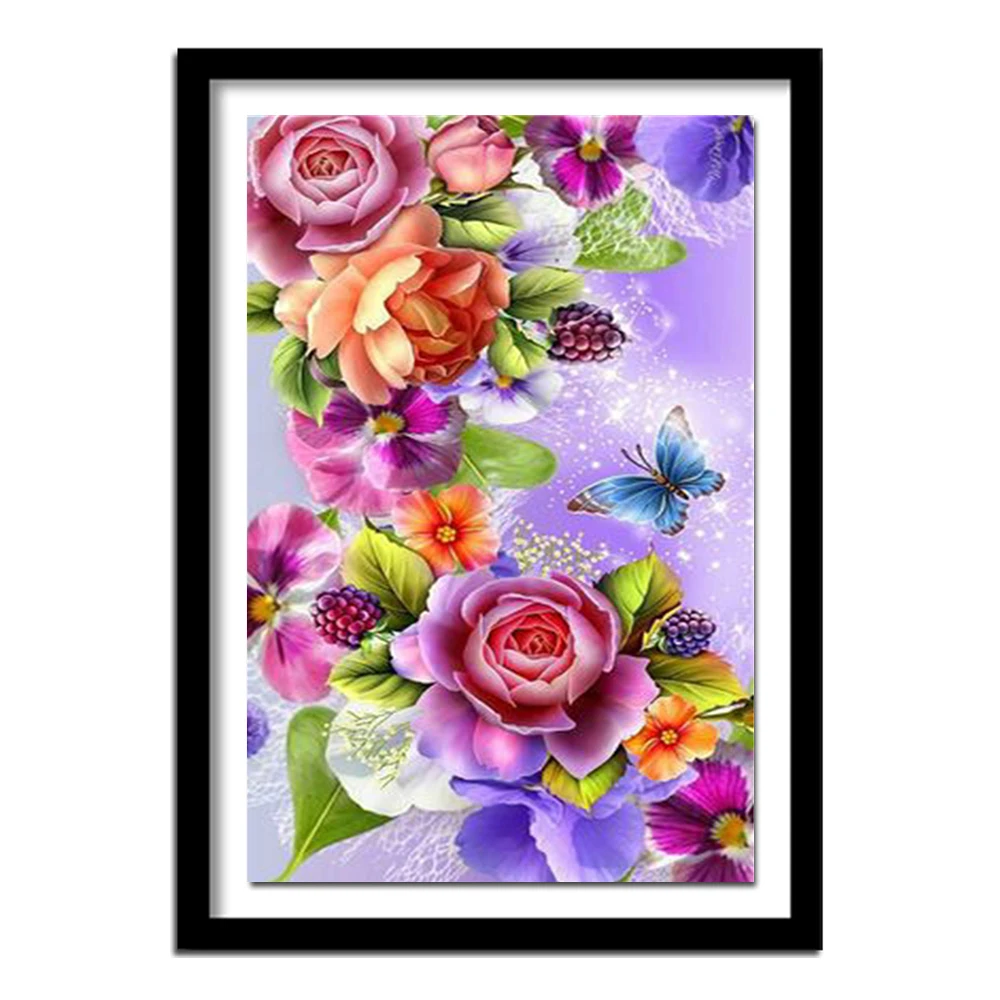 butterfly-flower-home-decoration-diamond-painting-full-square-flower ...