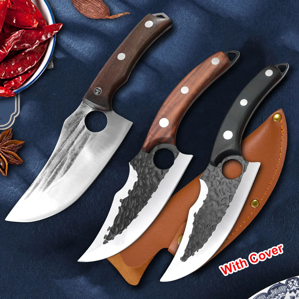 Handmade-Forged-Stainless-Steel-Chef-Boning-Knife-Outdoor-Hunting ...