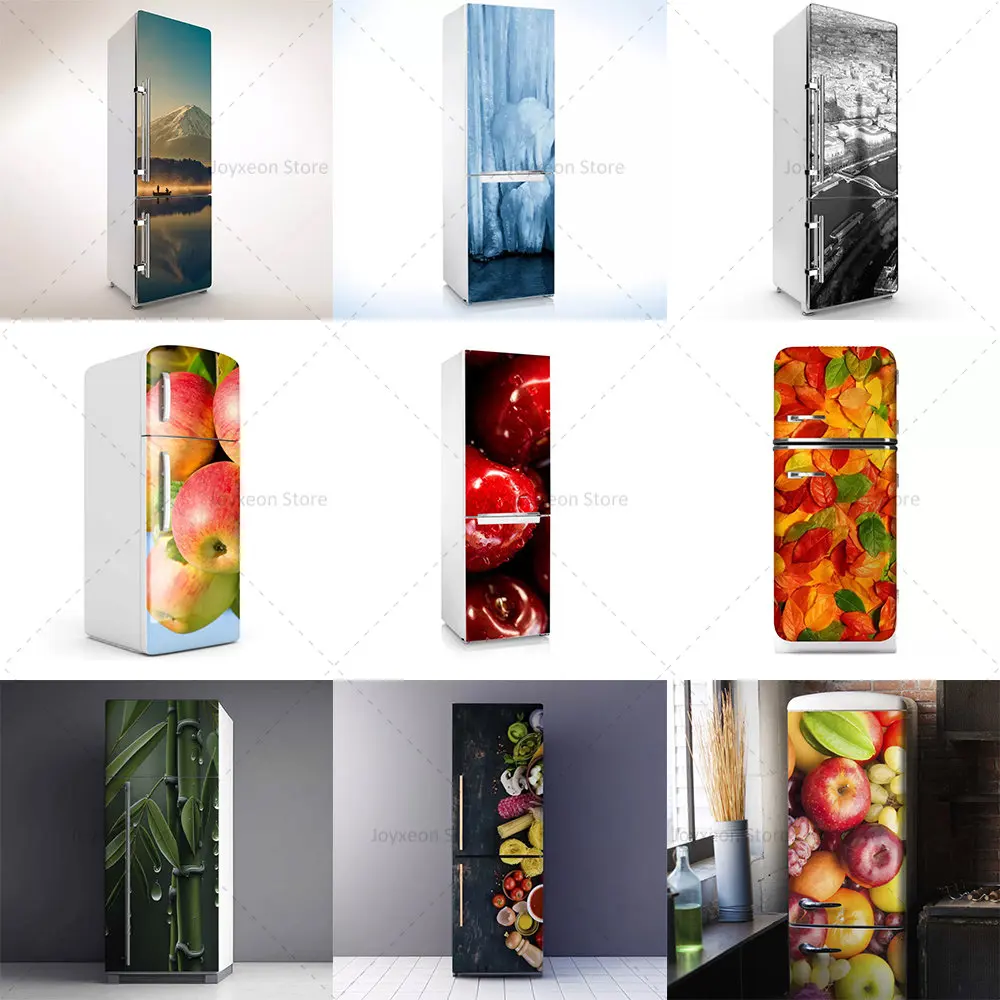 New-Refrigerator-Stickers-To-Beautify-The-Appearance-PVC-Waterproof-and ...
