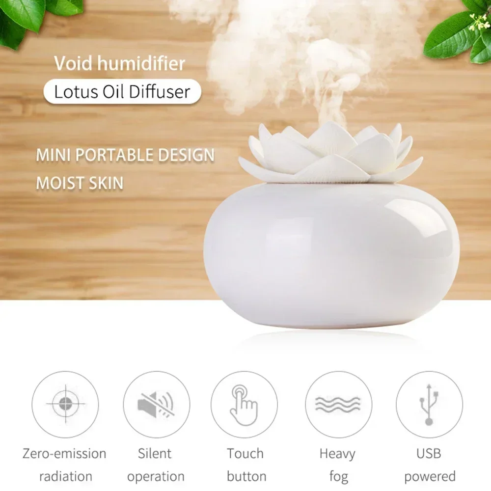 Haijieer-200ml-Cute-Flower-Essential-Oil-Diffuser-Decorative ...