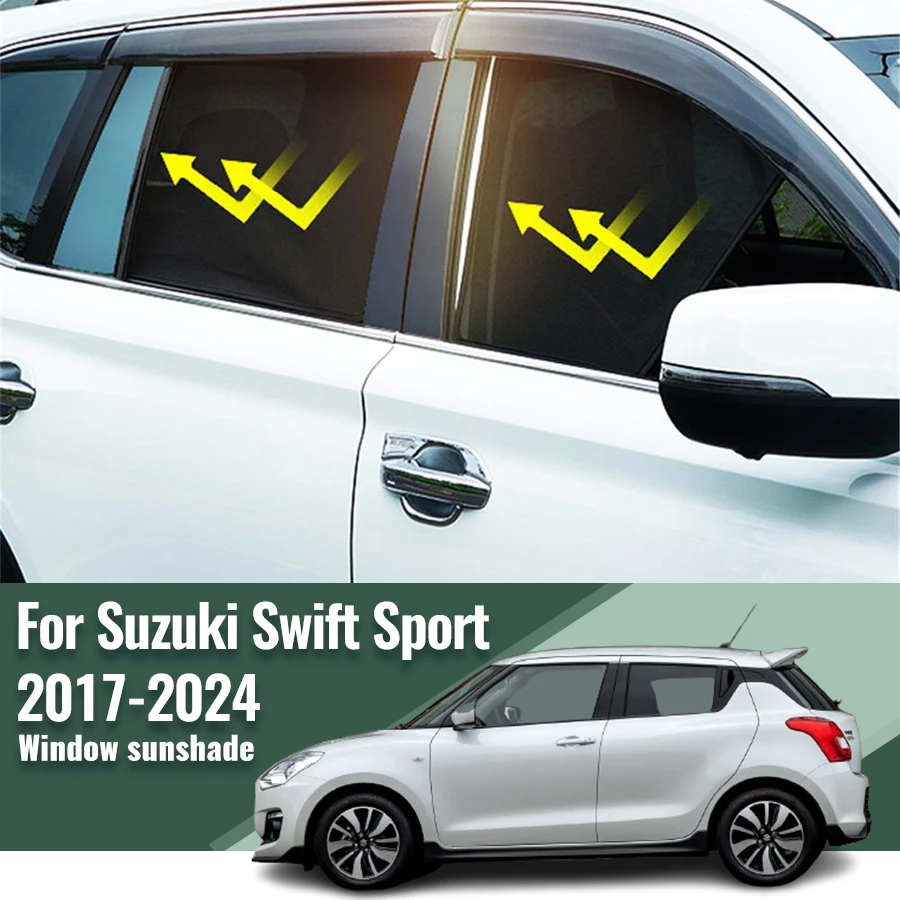 For-Suzuki-Swift-sport-ZC33-2017-2023-2024-Magnetic-Car-Sunshade-Visor ...