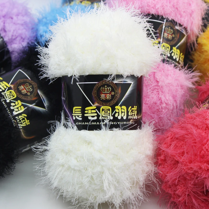 New Arrival Colorful Phoenix Feather Yarn for DIY Sweater Towel Scarf ...