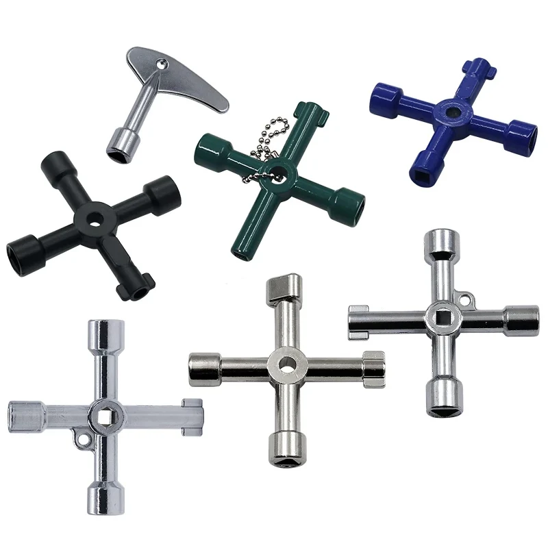 Multifunction-4-Ways-Universal-Triangle-Wrench-Key-Plumber-Keys ...