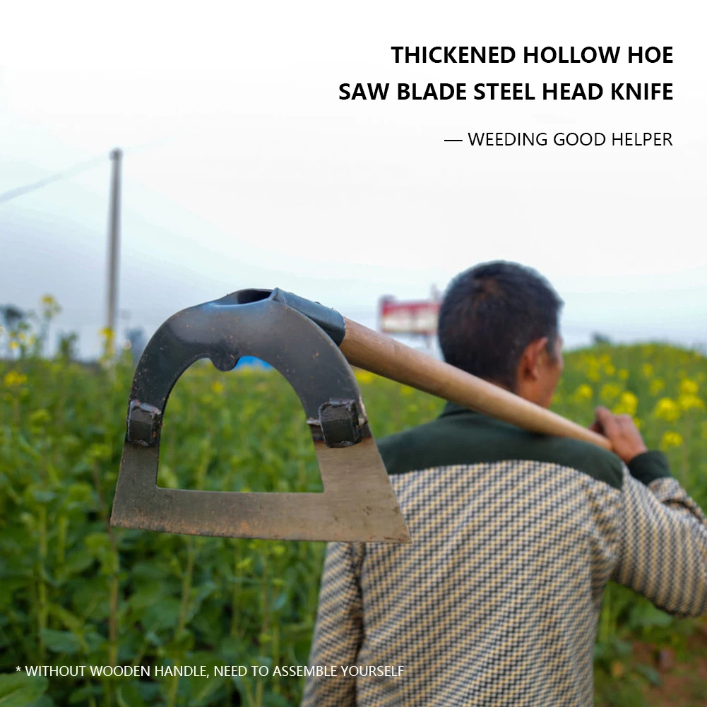 1-2PCS-Manganese-Steel-Hollow-Hoe-Weeding-Rake-Agricultural-Weed-Ground ...