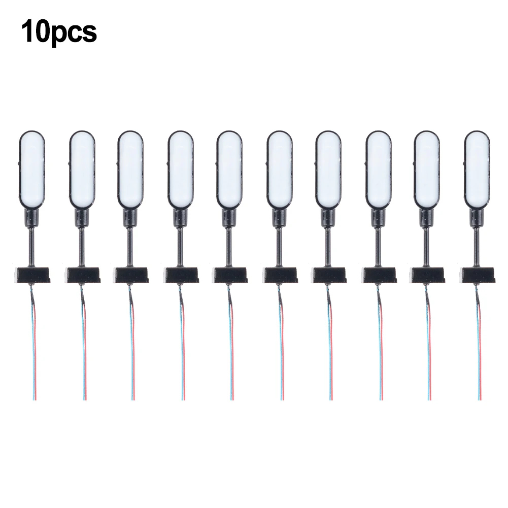 10Pcs-Miniatures-Light-28mm-Ho-Train-Modern-Indoor-Railway-Lights-Track ...