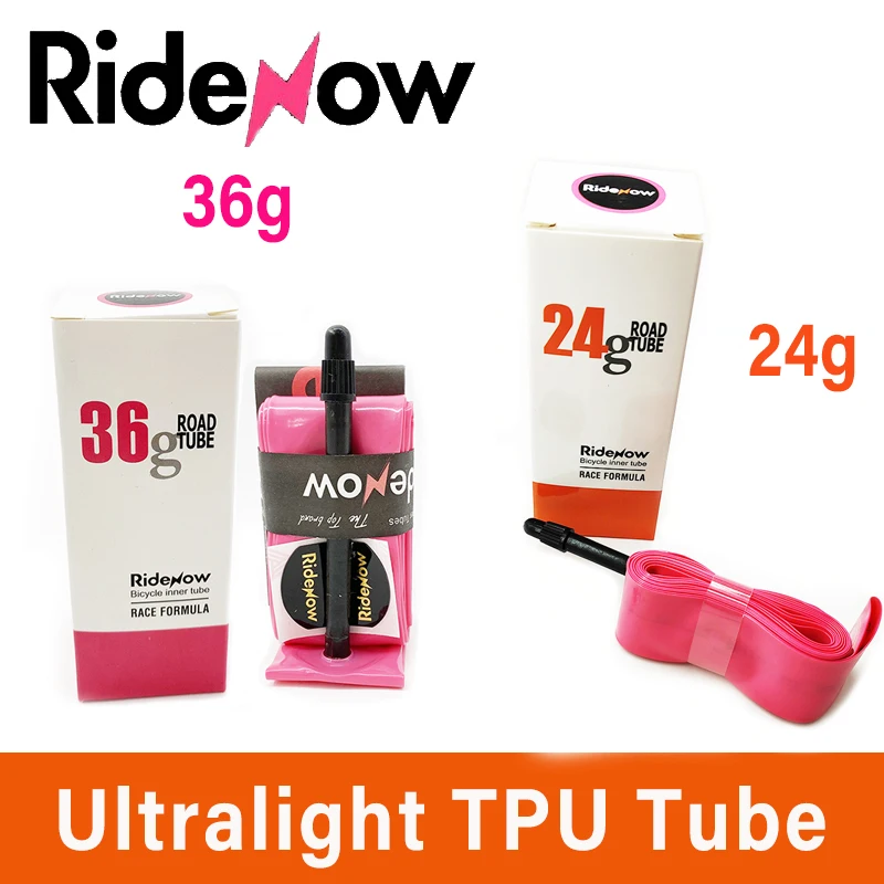 Ridenow Ultralight Bicycle Inner Tube 700 x 18 25 28 32 Road Bike TPU ...
