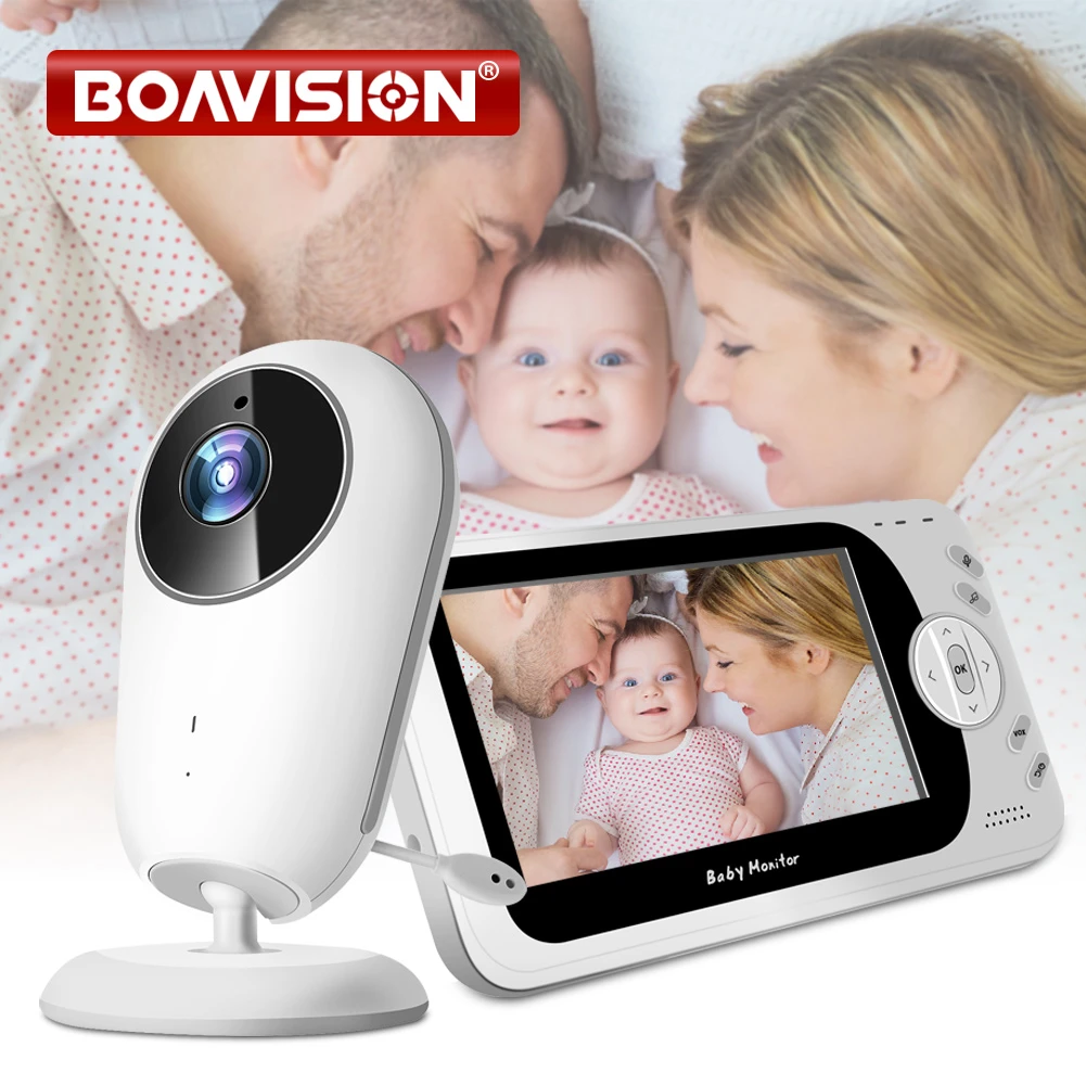 4.3 inch Wireless Video Baby Monitor Sitter portable Baby Nanny IR LED ...