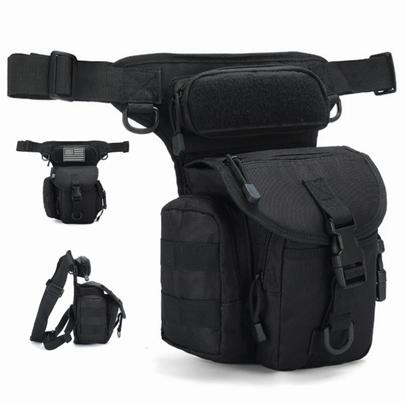 Adjustable-Waterproof-Tactical-Leg-Bag-Outdoor-Sport-Waist-Pack ...
