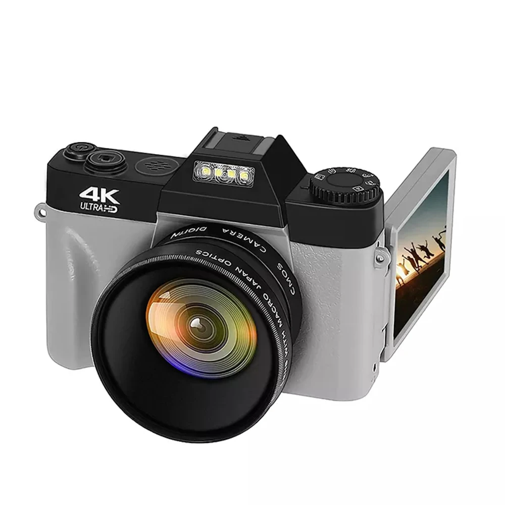 Wide-Angle-Macro-Lens-Digital-Camera-Rotate-Screen-48MP-4K-Camcorder ...