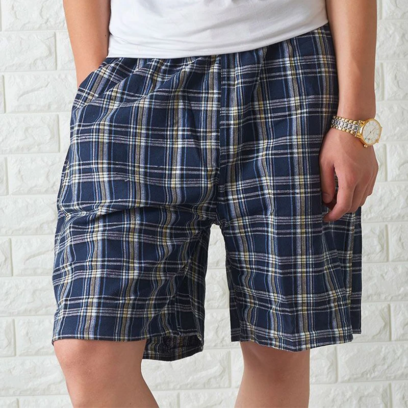 100% algodão dos homens roupa interior boxers shorts masculino casual ...