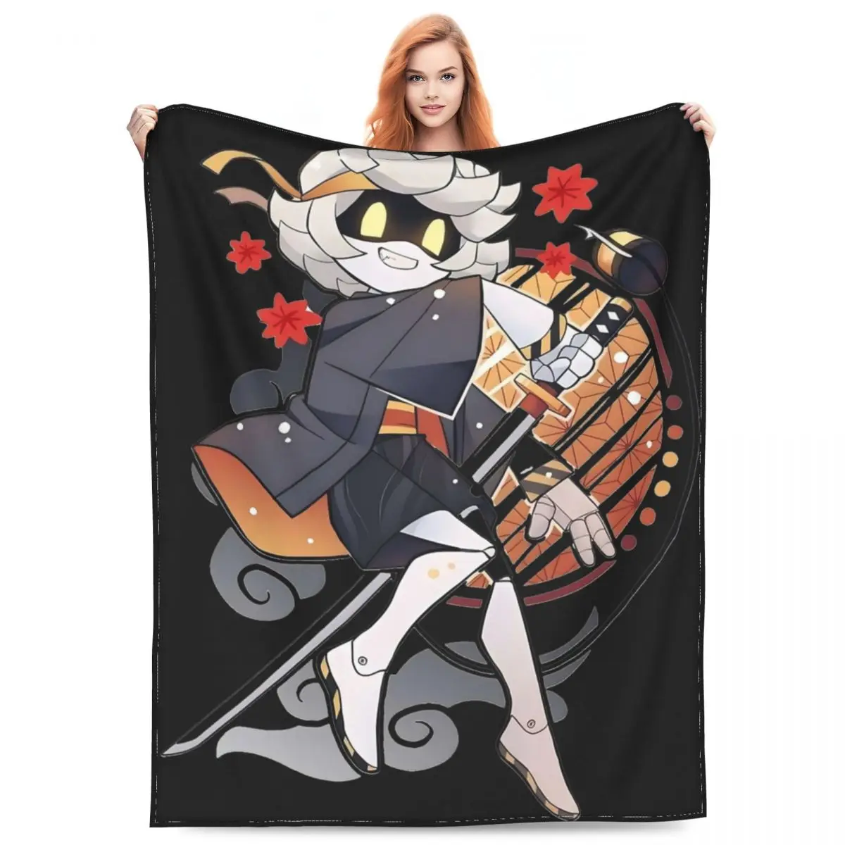 Murder-Drones-Robot-Merch-mantas-de-franela-cama-Uzi-doorman-Relax ...