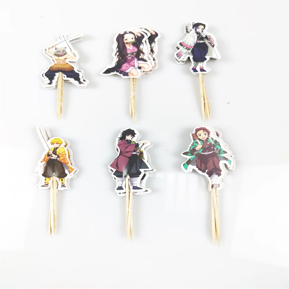 Demon-Slayer-Kimetsu-No-Yaiba-Theme-Cake-DecorationsKids-Girls-Birthday ...