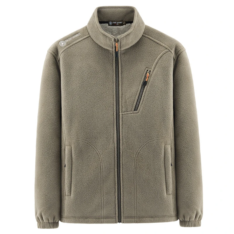 Winter Men Mountain Ski Fleece Jackets Men Stand Collar Sports Polartec ...