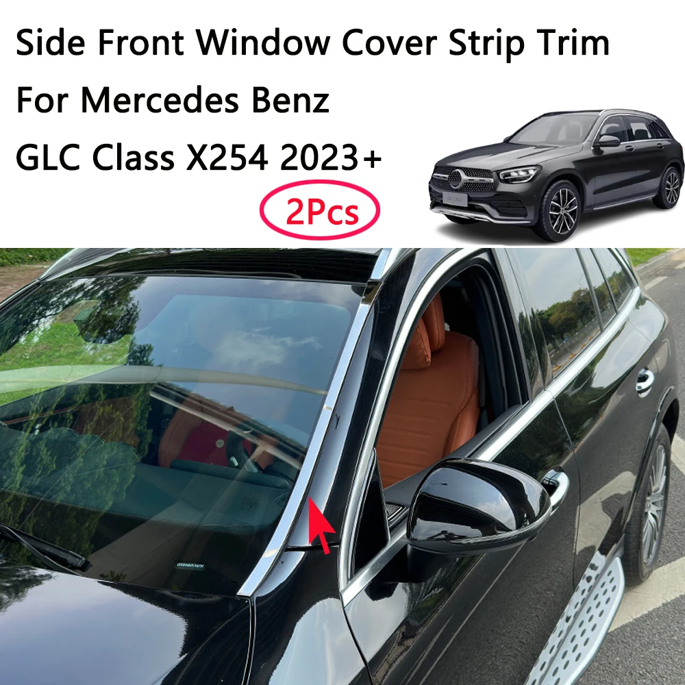 Side-Front-Window-Cover-Strip-Trim-Decoration-For-Mercedes-Benz-GLC ...
