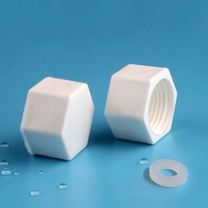 1-2-BSP-Female-Thread-19MM-Plastic-Pipe-Hex-Head-Plastic-End-Cap-Plug ...