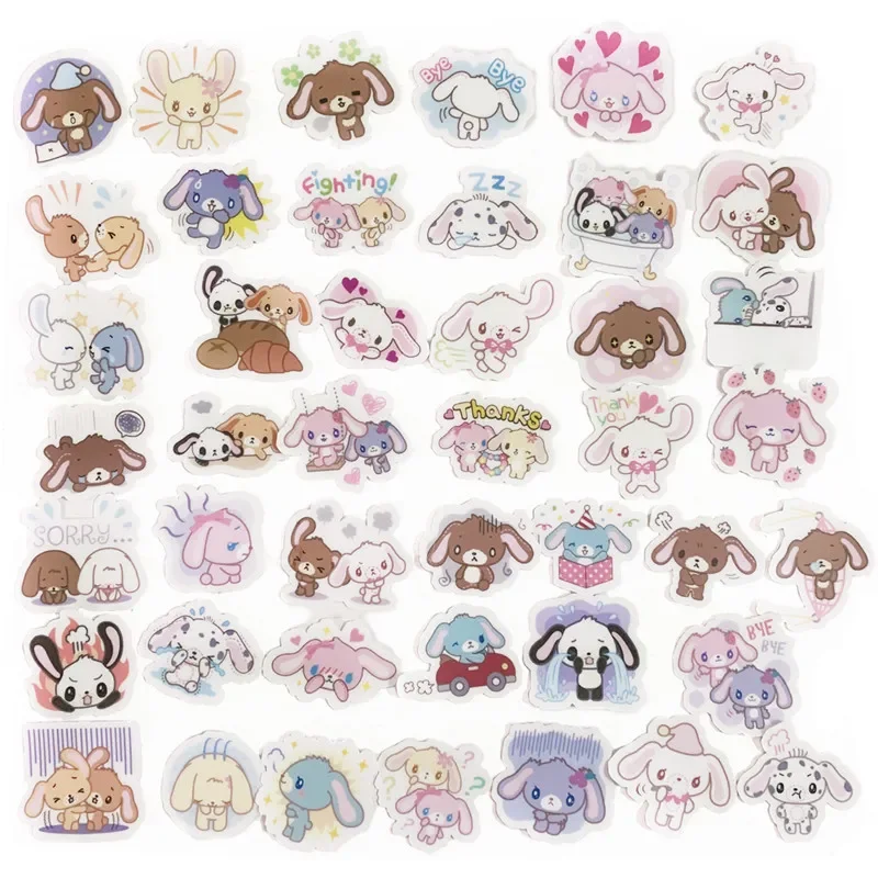 Transparent-Sugarminuet-Stickers-40-Pieces-Set-Cartoon-Anime-Rabbit ...