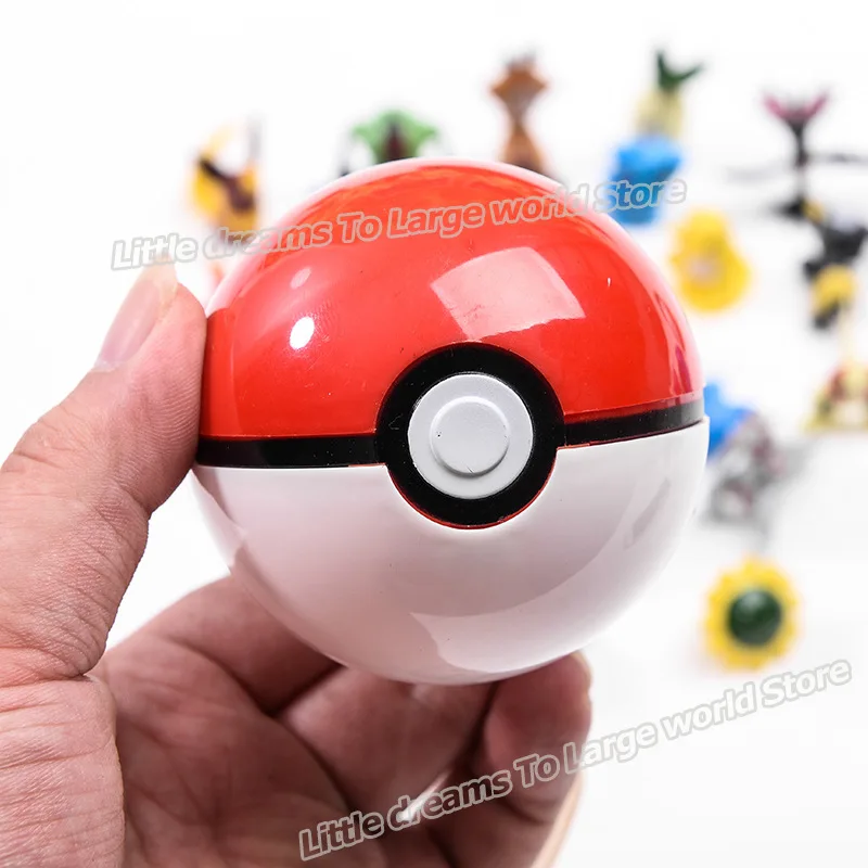 Pokemon Ball Action Figure Pokeball Toy Pikachu | Takara Tomy Pokemon ...