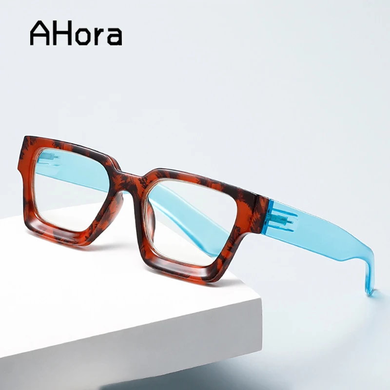 Ahora-New-Square-Reading-Glasses-Fro-Women-Men-Blocking-Blue-Light-Big ...
