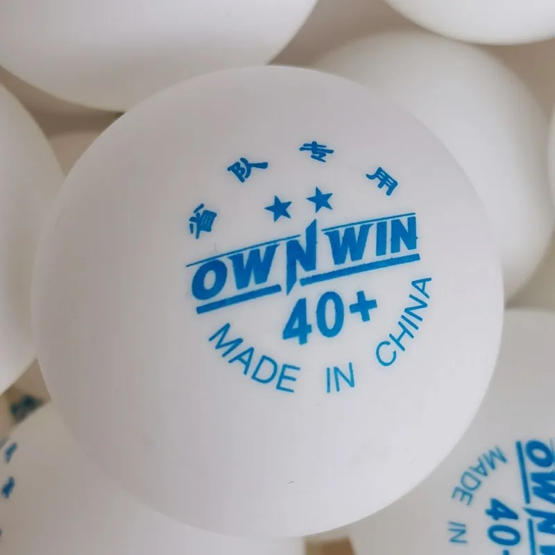 OWNWIN Seamless Table Tennis Balls Genuine New Material 40+ Training ...