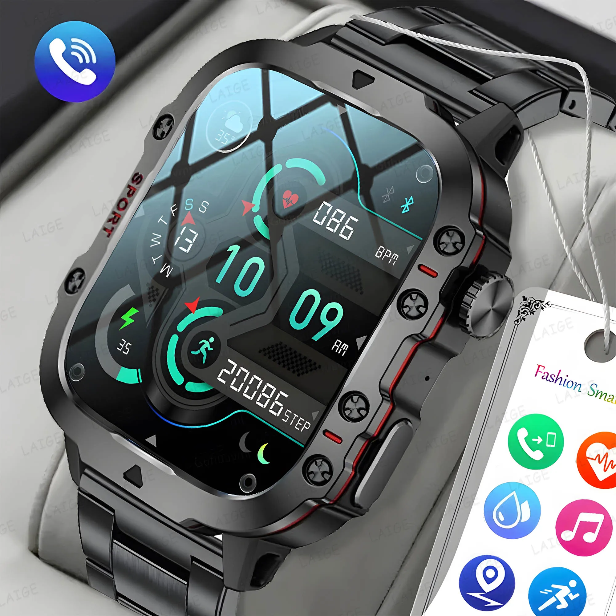 2024-New-Military-Rugged-Men-Smart-Watch-Outdoor-Sports-Fitness-Tracker ...