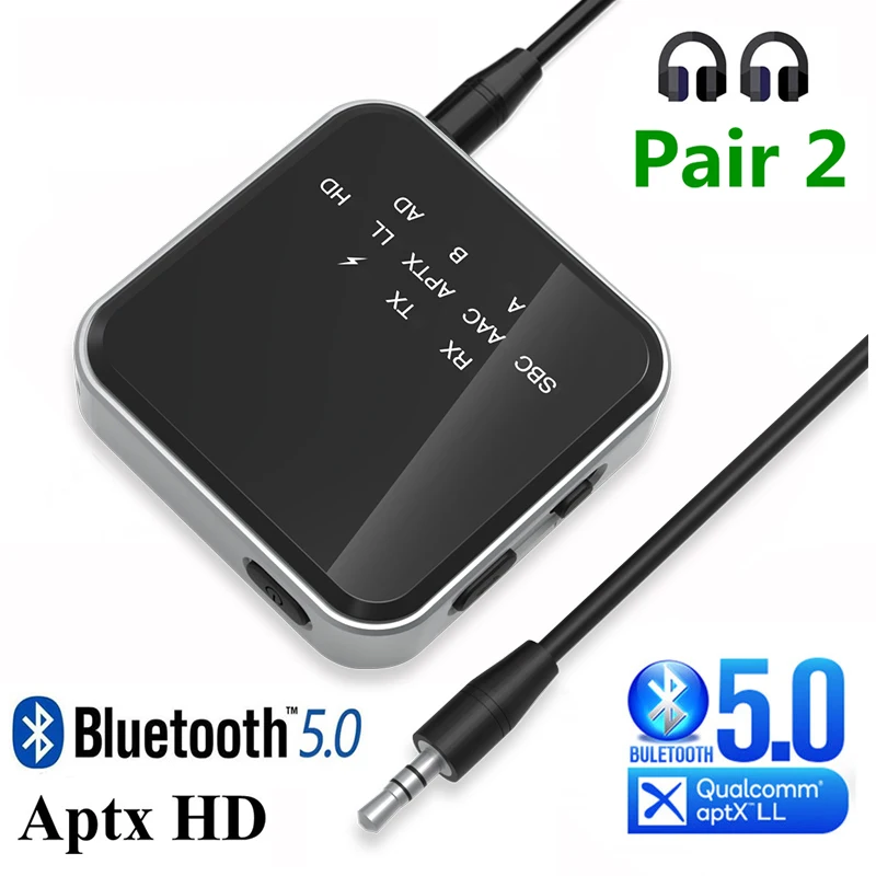 Aptx-HD-LL-Adaptive-Bluetooth-Receiver-Transmitter-BT-5-2-RCA-3-5mm ...