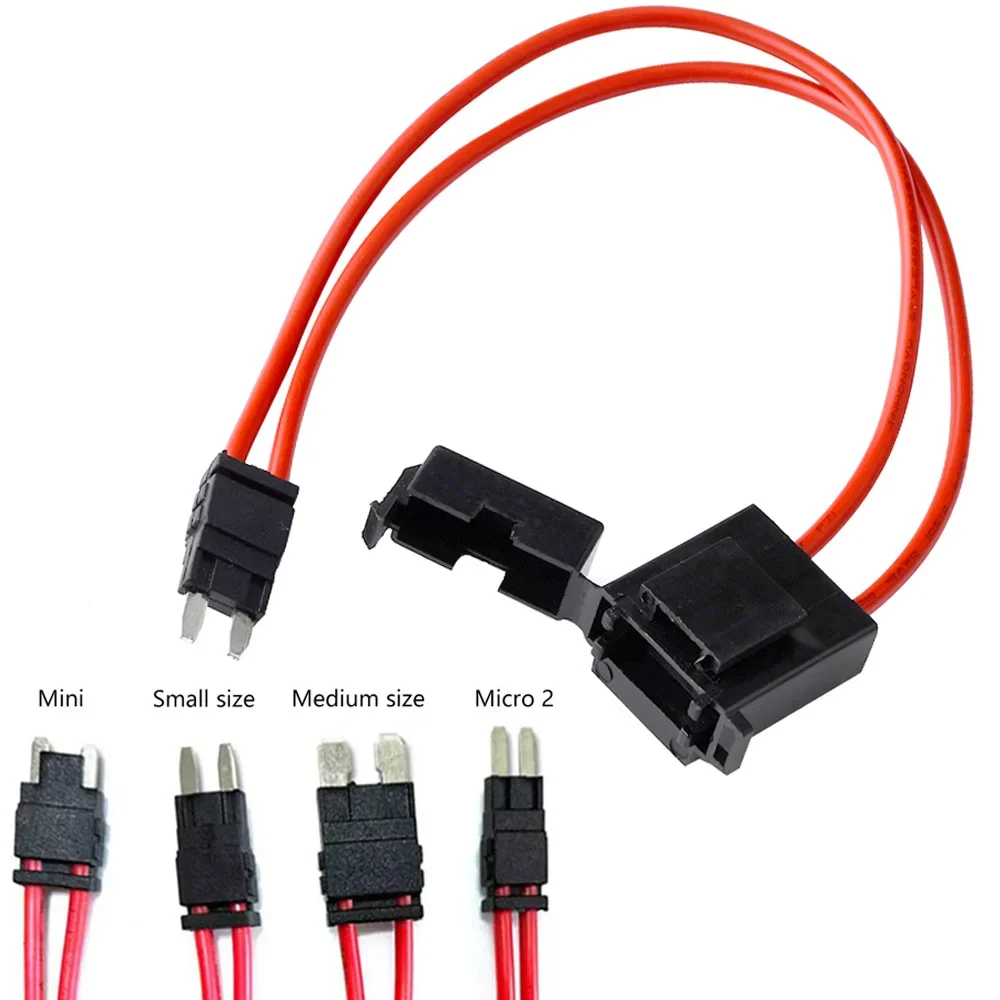 1Pc-Car-ACC-Fuse-Box-16AWG-Wire-25A-280mm-32V-Mini-Small-Medium-Micro-2 ...