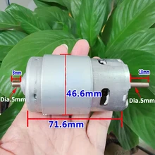 775 motor DC set dynamo wind power DIY generator 220V 50W experiment ...