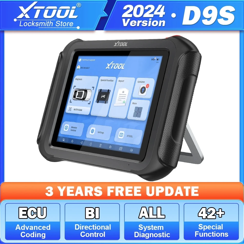 XTOOL-D9S-D9-All-System-DiagnosticTools-Topology-Map-ECU-Coding-Key ...