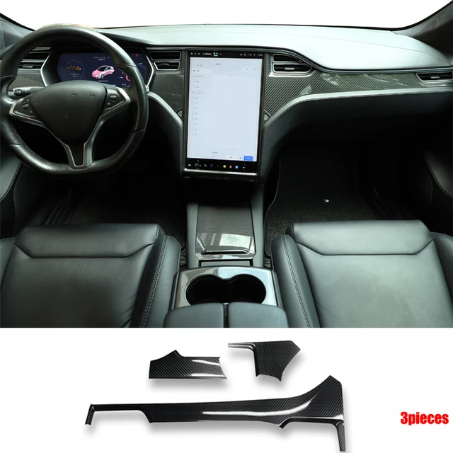 Tesla Model S Interior Carbon Fiber