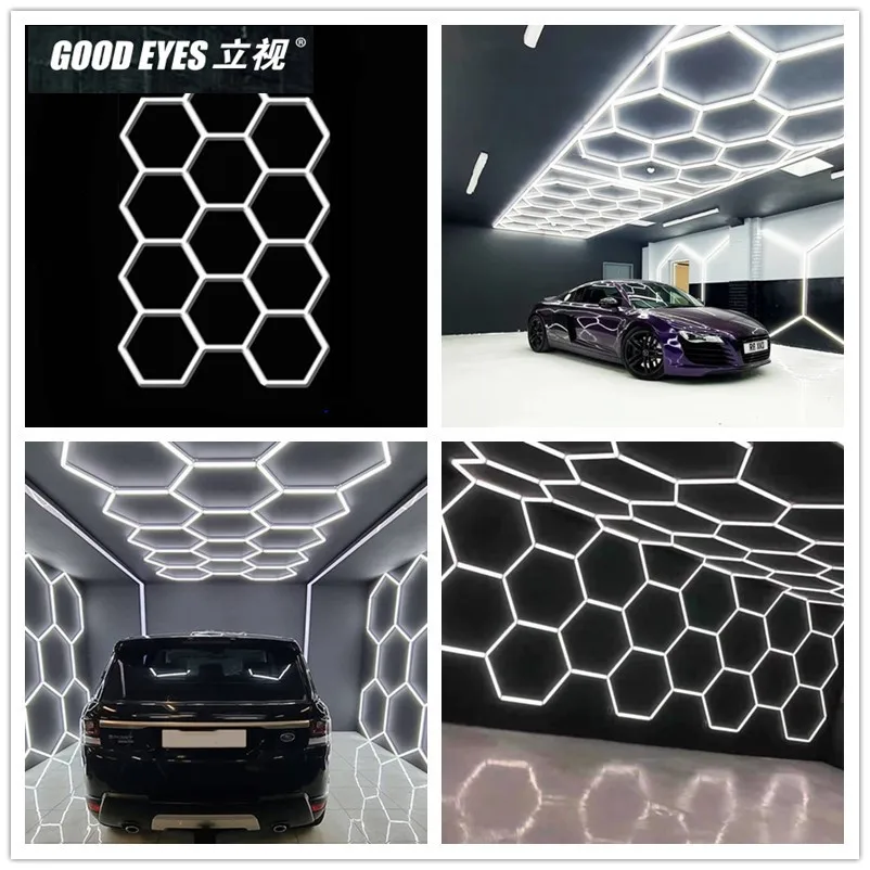 Customized-Garage-Light-Hexagon-Lights-lamp-110V-240V-Led-Tube ...