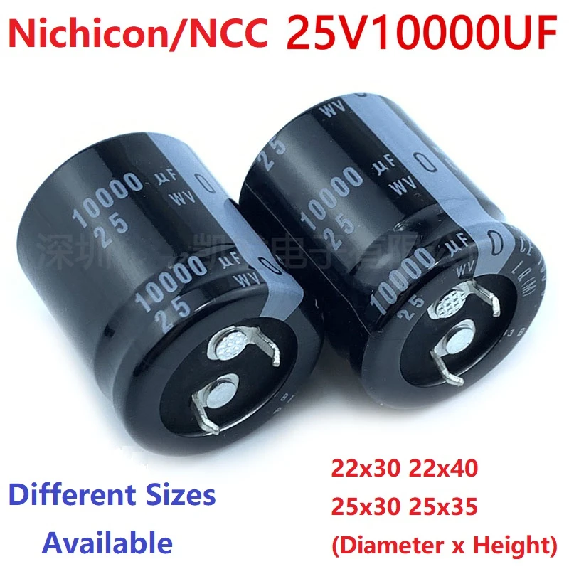 2Pcs-Lot-Japan-Nichicon-NCC-10000uF-25V-25V10000uF-22x30-22X40-25X30 ...