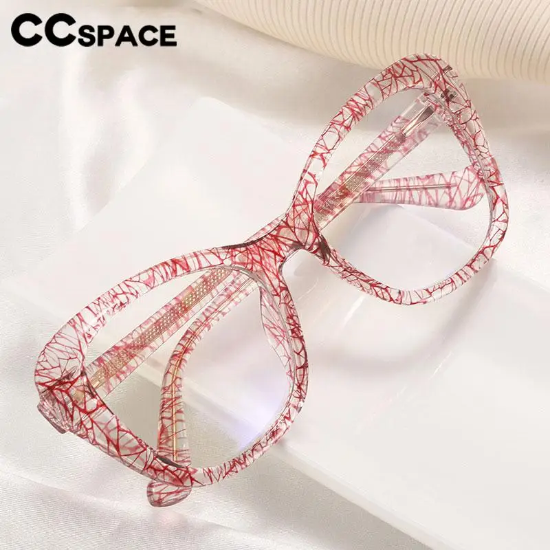 56592-Fashion-Optical-Spectacle-Frame-Women-s-Cat-Eye-Large-Size-Anti ...