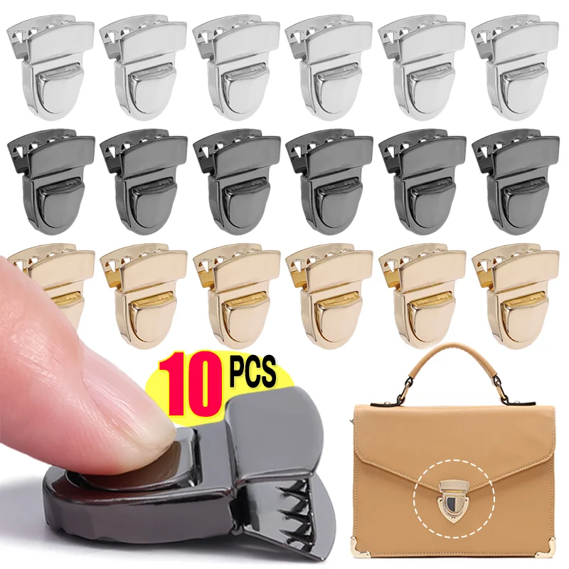 5/10pcs Metal Locks Bag Clasp Catch Buckles for Handbags Shoulder Bag ...