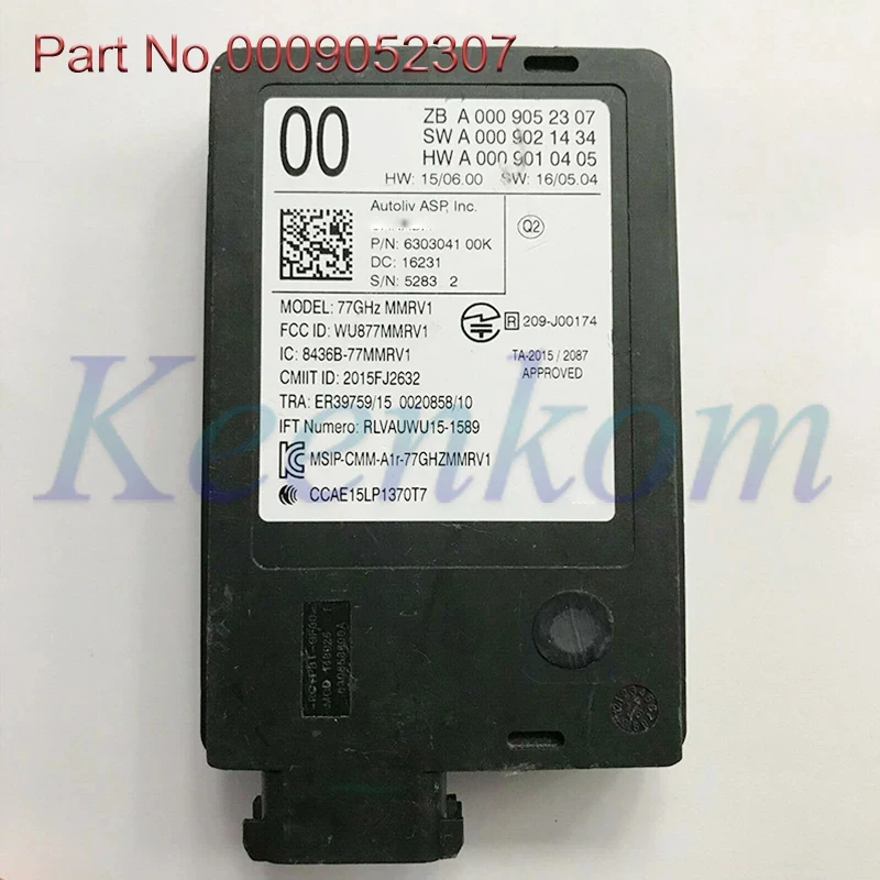 0009052307-A0009052307-For-MERCEDES-RADAR-SENSOR-DISTRONIC-CONTROL-UNIT ...