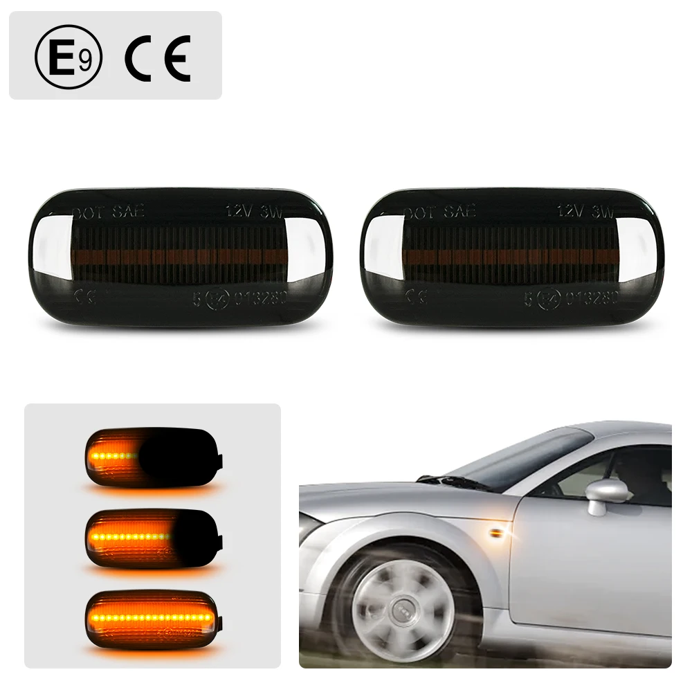 Sequential-Flashing-LED-Turn-Signal-Side-Marker-Light-For-A3-S3-8P-2000 ...