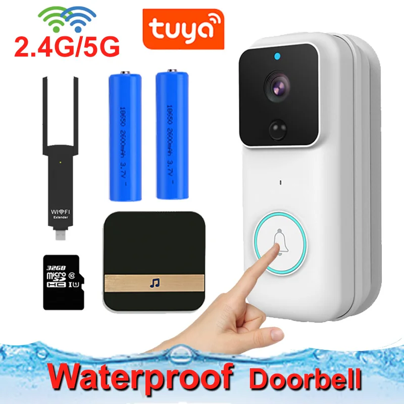 Tuya-Video-Doorbell-2-4G-5G-Dual-WiFi-1080P-Outdoor-Waterproof-Door ...