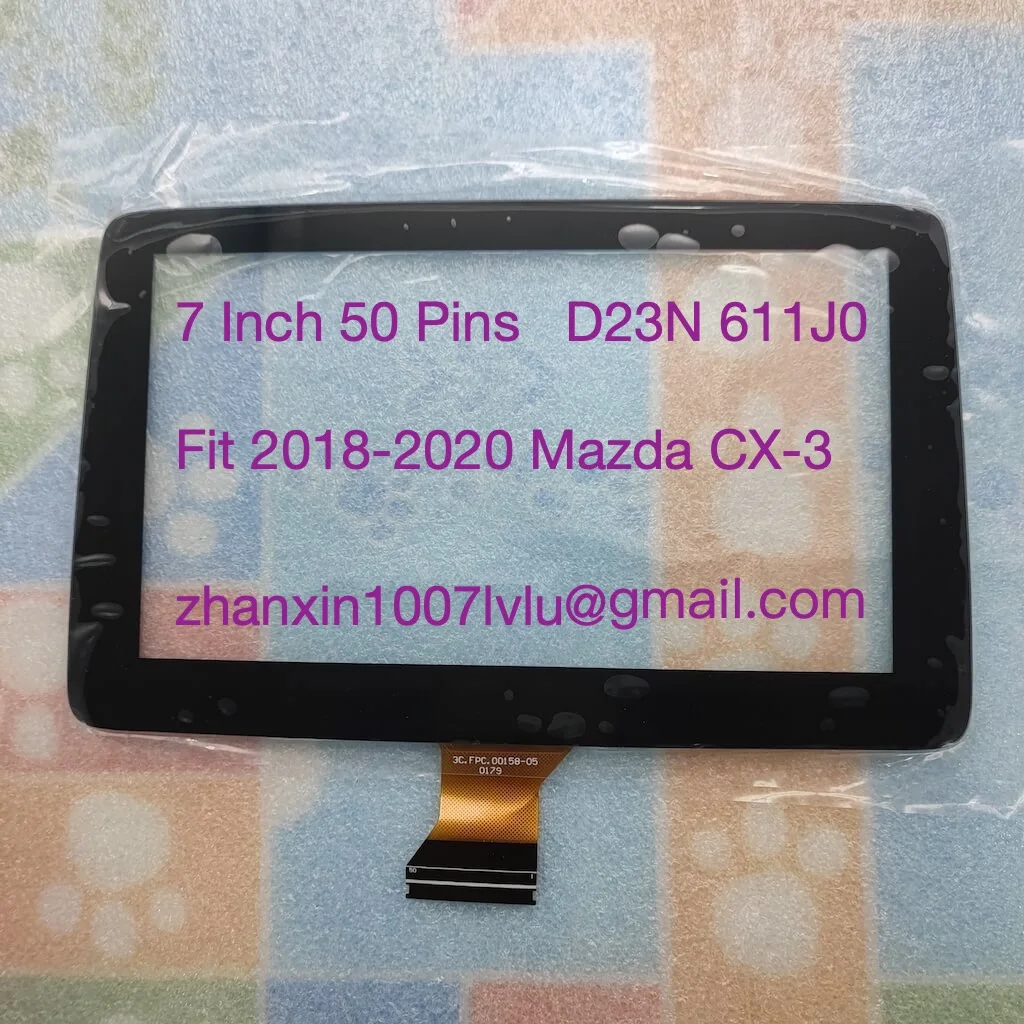 New-7-Inch-50-Pins-Touch-Screen-D23N-611J0-For-2018-2022-Mazda-CX3-Car ...