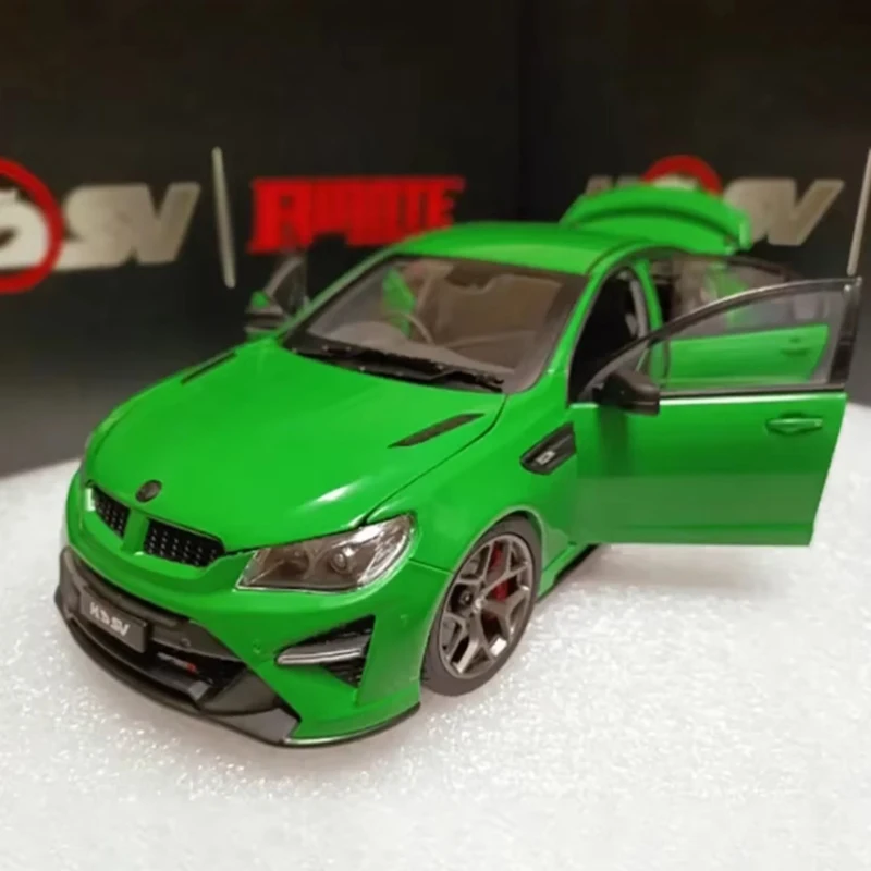 Diecast Alloy 1:18 Scale Holden HSV GTSR HERON Green Simulation Sedan ...
