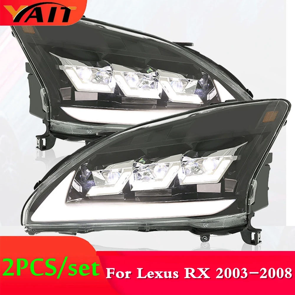 Faros LED de coche para Lexus RX RX300 2003-2008, nuevo estilo ...