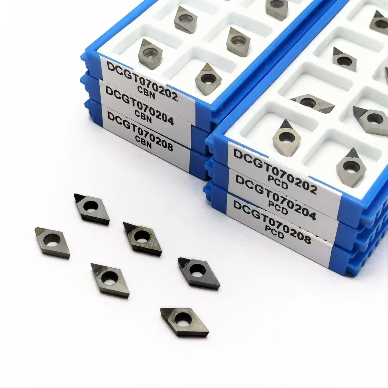DCGT-DCMT-CNC-inserts-DCGT070202-DCGT070204-DCGT070208-PCD-lathe-cutter ...