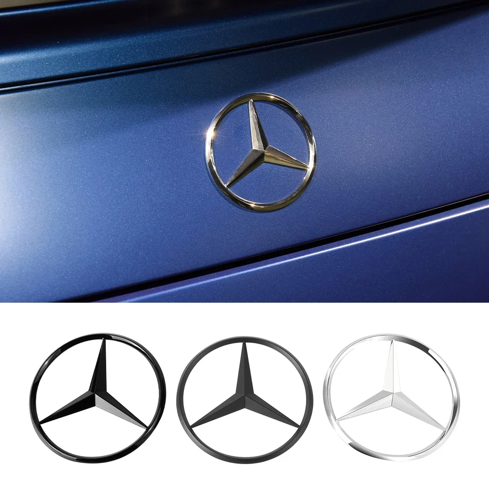 ABS-Car-Rear-Decal-Trunk-Emblem-Sticker-Accessories-For-Mercedes-Benz ...