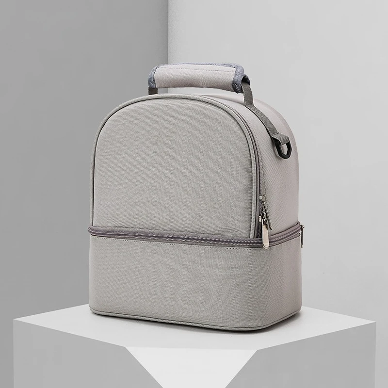 Diaper Bags 26x24x17cm Milk Heat Preservation Bento Double Layer Ice ...