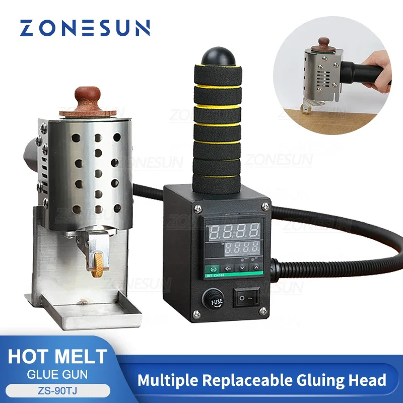 ZONESUN-ZS-90TJ-Hot-Melt-Glue-Labeling-Machine-High-Temperature-Leather ...